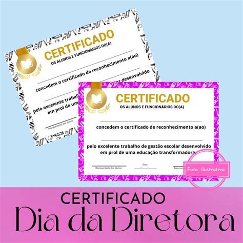 Painel E Certificado Dia Da Diretora Profgilmara
