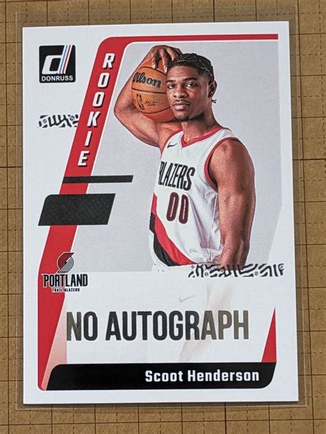 スクート ヘンダーソン NBA 2023 24 PANINI DONRUSS BASKETBALL Scoot Henderson ND