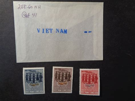 Vintage Stamps Lot Of 3 Unused Vietnam Cong Hoa Buu Chinh 1965 EBay