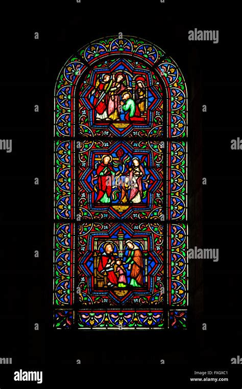 Ely Cathedral Stained Glass Window Hi Res Stock Photography And Images