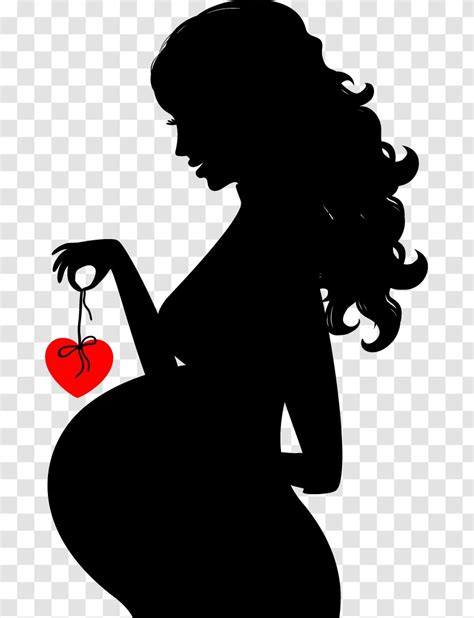 Pregnancy Silhouette Woman Clip Art Cartoon Pregnant Women Vector