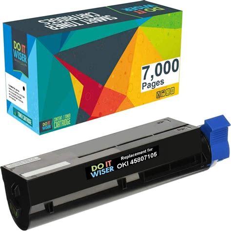 Do It Wiser Compatible Toner Cartridge Replacement For Oki B B