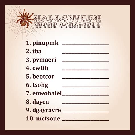 15 Best Free Printable Halloween Word Games PDF For Free At Printablee