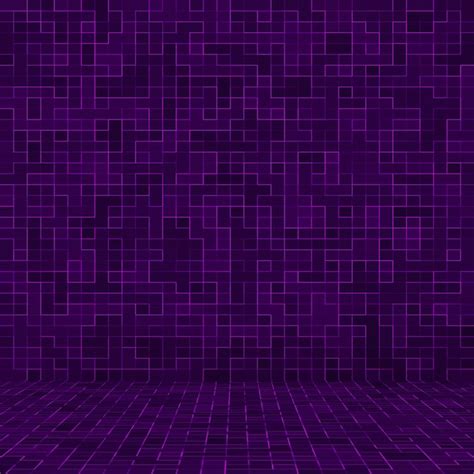 Mosaico cuadrado púrpura brillante para el fondo de textura Foto Premium