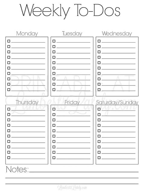 To Do Lists 31 FREE Printables Printabulls Worksheets Library