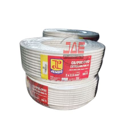 Jual Kabel Listrik JEMBO NYM 3x2 5 100 M NYM 3x2 5 Mm 100 Meter JEMBO