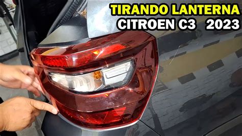 Como Retirar Lanterna Traseira Do Citroen C Trocar L Mpada