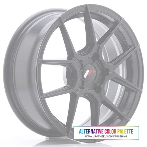 Japan Racing Wheels JR 30 Custom Finish 18x8 5 Zol Japan Racing