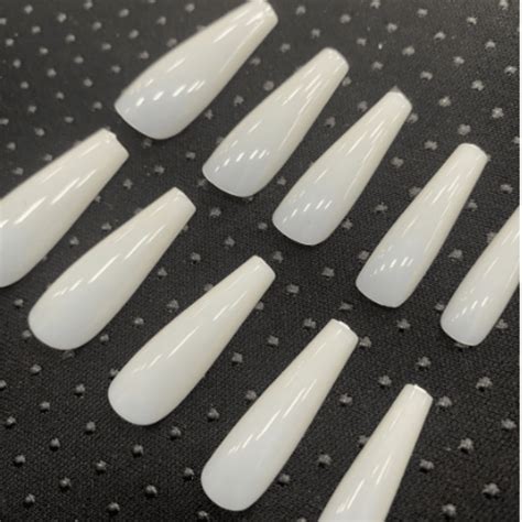 Dm Bijoux Kit Unhas Tips Posti A Realista Bailarina Natural