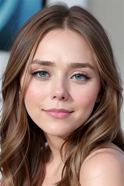 Dopamine Girl An Ultra Realistic Photograph Of Elizabeth Olsen