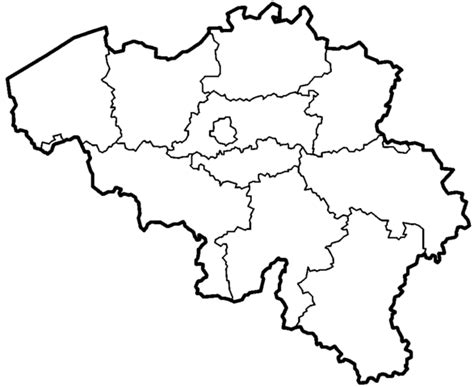 Belgium Provinces Map Transparent Png Stickpng