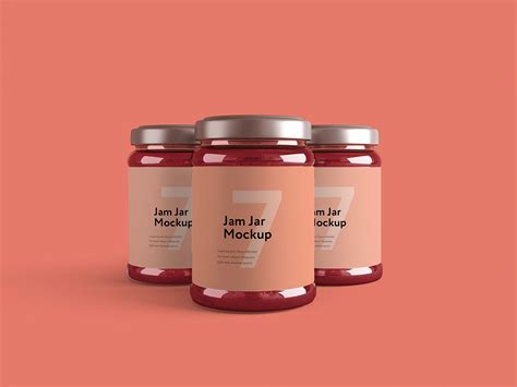 Jam Jar Mockup FREE SAMPLE Behance
