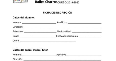 AMPA Villares de la Reina Fichas de inscripción Actividades
