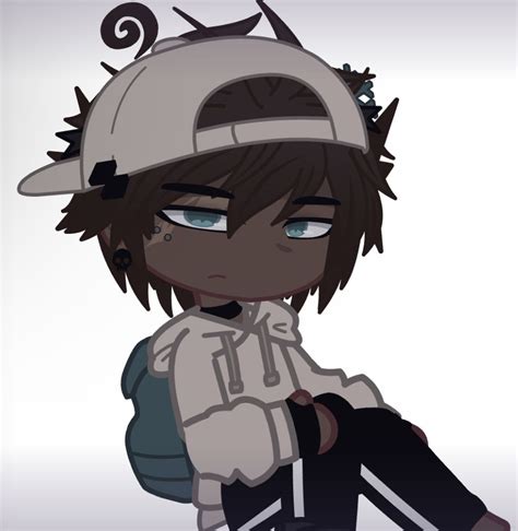 Gacha Club Free Oc Highschool Skater Gachalife Gachaclub Emo Outfit