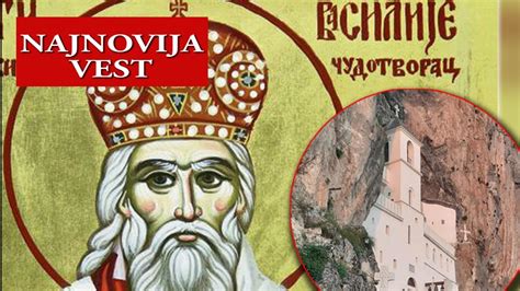 Danas je Sveti Vasilije Ostroški OVO MORATE DA URADITE СВЕТИ ВАСИЛИЈЕ