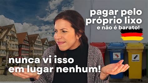 LIXO NA ALEMANHA como funciona a separação e a coleta YouTube