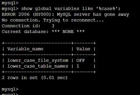 java （linux centos）下mysql数据表名设置大小写不敏感 个人文章 segmentfault 思否