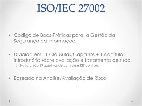 PPT Boas práticas para Segurança da Informação PowerPoint
