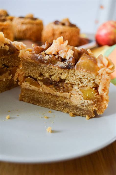Minis layer cake speculoos pommes caramel au beurre salé Amandise