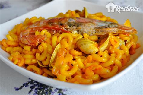 Fideuá de marisco Recetinas