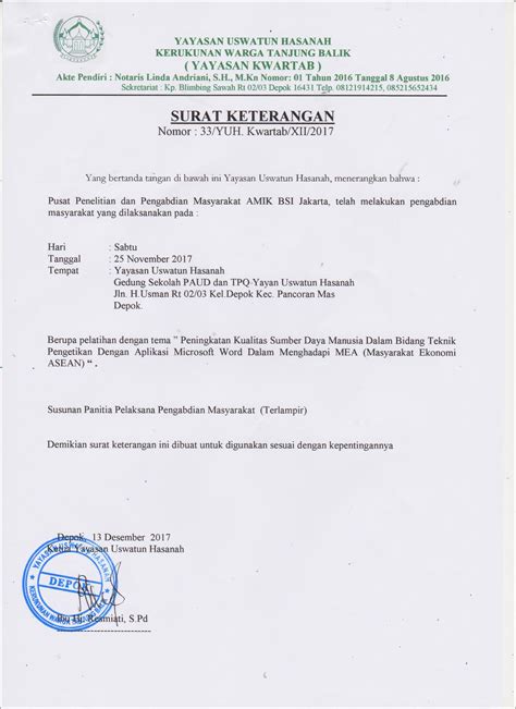 Contoh Sk Jabfung Dosen Contoh Surat Keterangan Umum Biasa The Best