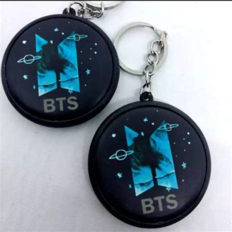 Chaveiro Bts Logo Frente E Costa Shopee Brasil