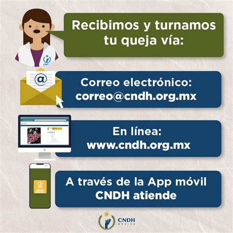Cómo presentar una queja en la Comisión Nacional de Derechos Humanos