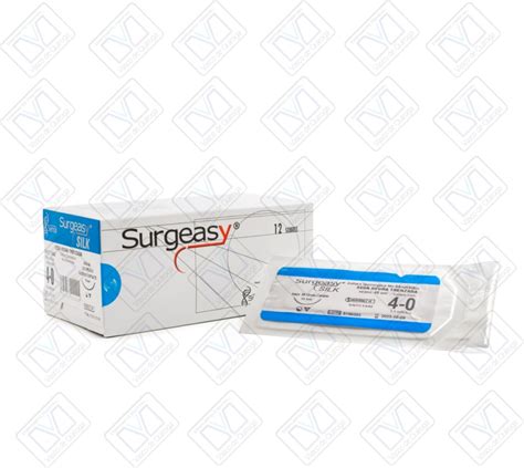 Sutura Seda Negra Trenzada Depósito Dental VQ