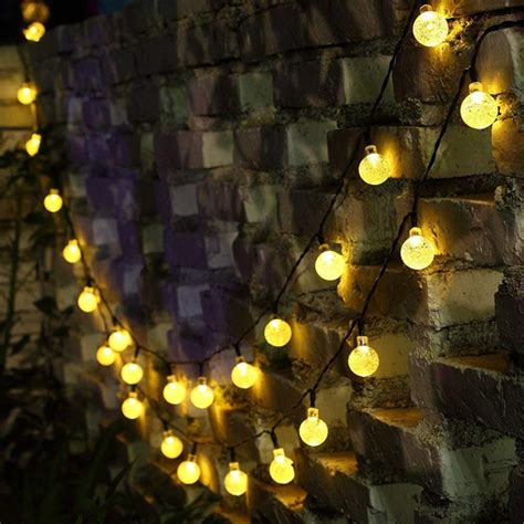 Bola De Cristal Led Luz Solar Alimentada Ledertek Marca M S Popular