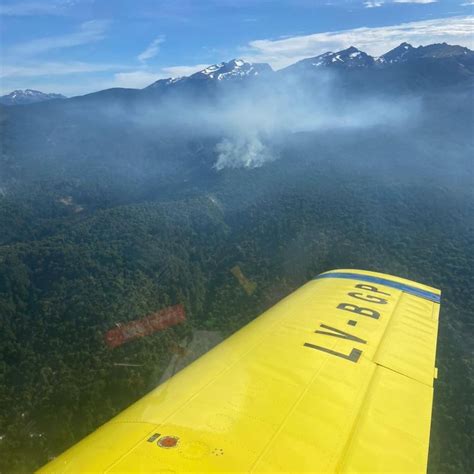El incendio forestal en el Parque Nacional Los Alerces ya destruyó 577