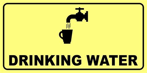 Arihant Signages Drinking Water Sign Board Pack Of 3 Amazon In