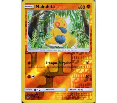 Makuhita Carte Reverse Commune 80 Pv Soleil Et Lune 67 149