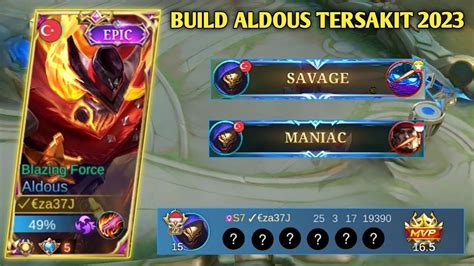 SAVAGE BUILD ALDOUS TERSAKIT 2023 ITEM ALDOUS TERSAKIT 2023 TOP