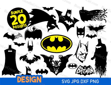 Batman Bundle SVG Bundle Cricut