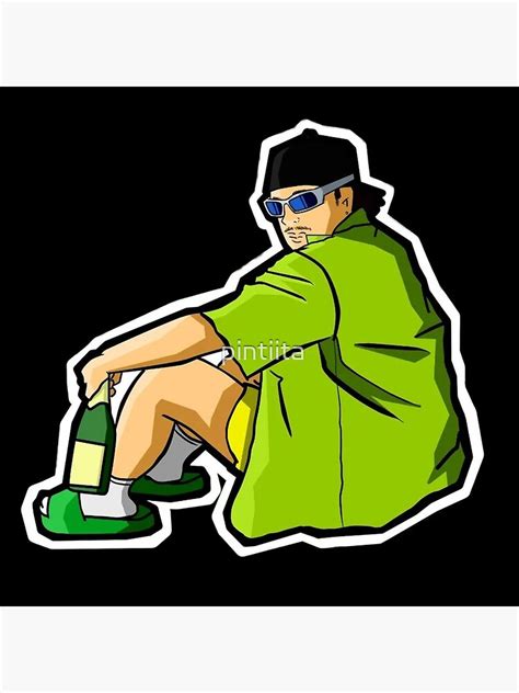 Sticker Of Animated Feid HAPPY BIRTHDAY FERXXO Poster By Pintiita