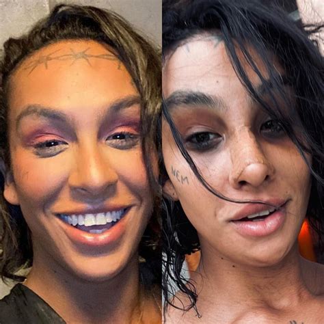 Foto O Antes E Depois De Linn Da Quebrada Purepeople