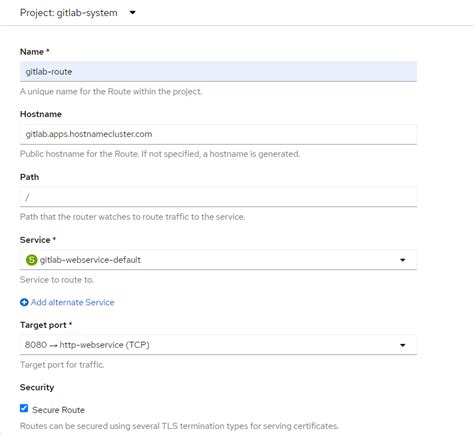 gitlab installing by operator on openshift i can t to login in browser with or without