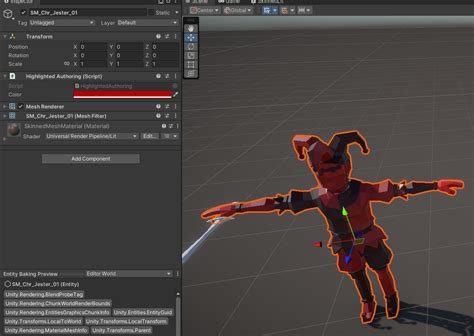 Skinned Mesh Renderer And Material Overrides Unity Engine Unity