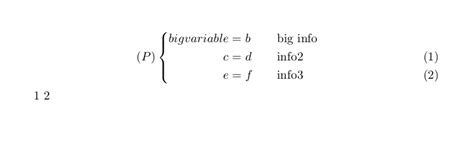 [tex latex] array with labeling columns math solves everything