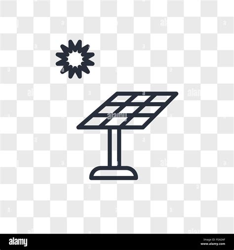 Solar Panel Vector Icon Isolated On Transparent Background Solar Panel