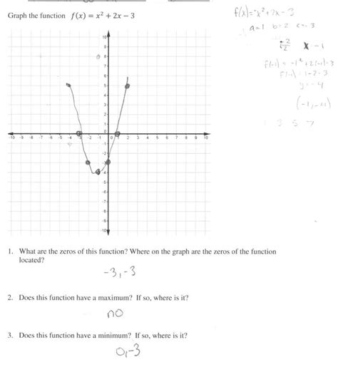 quadratic piecewise functions worksheet