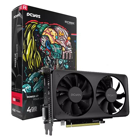 Placa de Vídeo PCYES AMD Radeon RX 550 4GB GDDR5 128 Bit PVEX5504GBDF