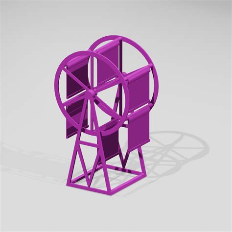 Archivo 3D Marco de fotos de la rueda de la fortuna Diseño para