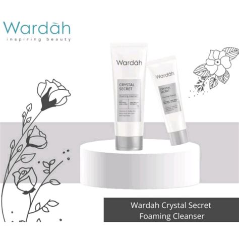 Jual Wardah Crystal Secret Foaming Cleanser 100ml Shopee Indonesia