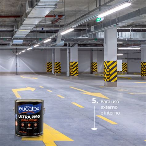 TINTA ULTRA PISO GRAFENO EUCATEX VERMELHO SEGURANCA 900 ML