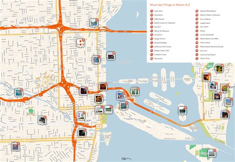 Mapas Detallados De Miami Para Descargar Gratis E Imprimir