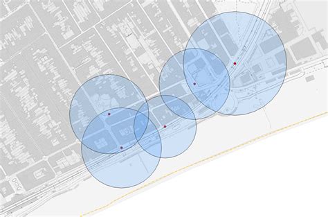 Qgis How To Create Variable Buffers With Nearest Mean Distance Radius