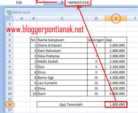 Menentukan Nilai Tertinggi Di Excel Ilmu