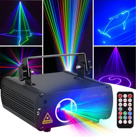 Ehaho Luces láser de fiesta DJ animación 3D iluminación de escenario