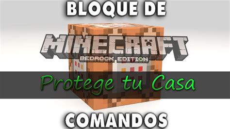 Cómo proteger tu casa con comandos en Minecraft Bedrock Sin MODS
